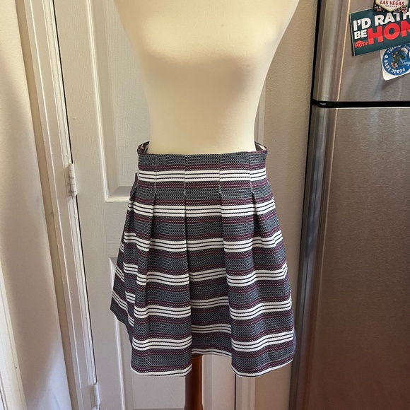 Skirts | New Ina Fashions Mid Length Pleated Skirt Large Blackpinkwhite ...